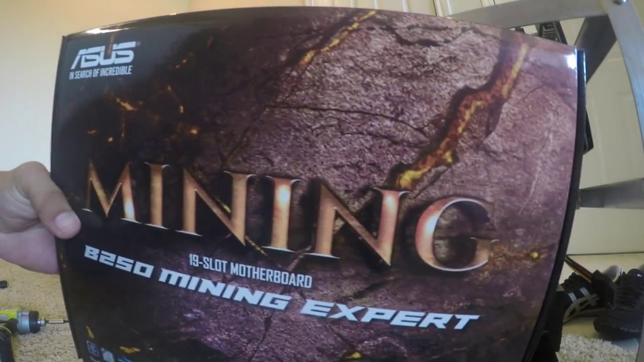 Asus B250 Mining Expert 19 GPU Nvidia GTX 1060 - YouTube