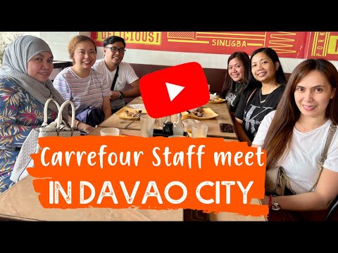 CARREFOUR STAFF IN DAVAO CITY | DUBAI workmates | Pinasvlog3 - YouTube