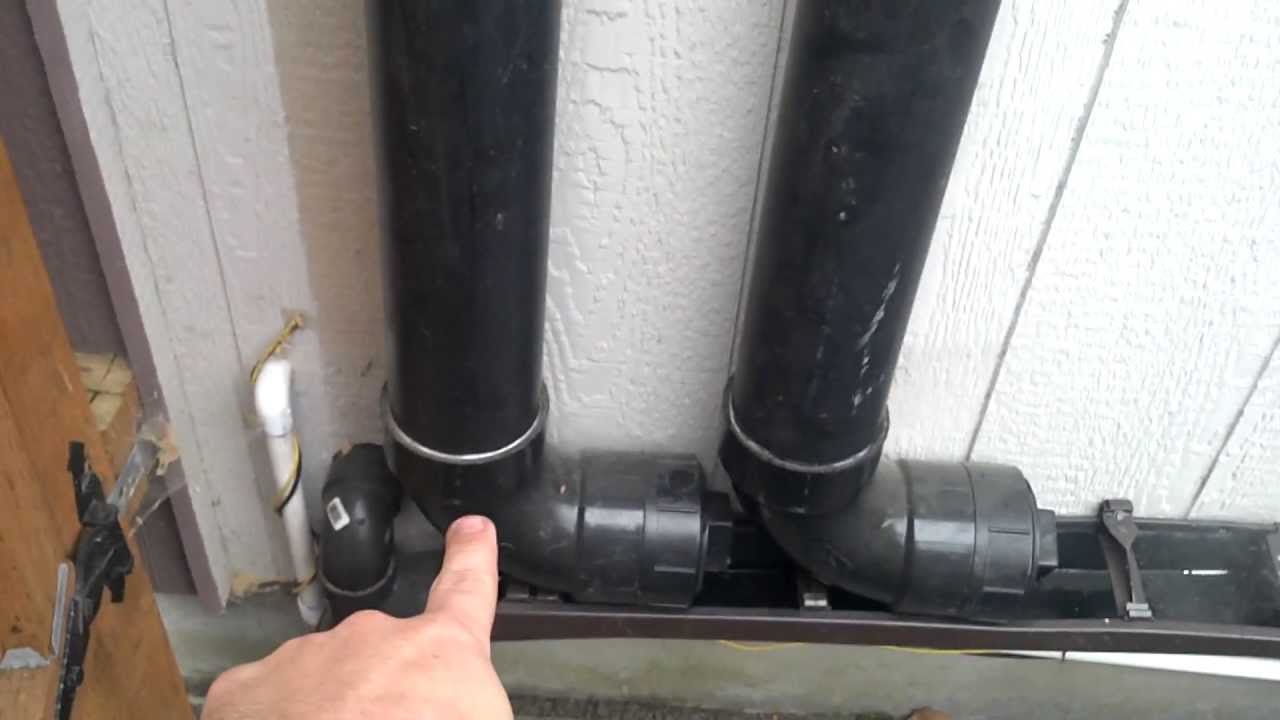 Rainwater collection with first flush. - YouTube