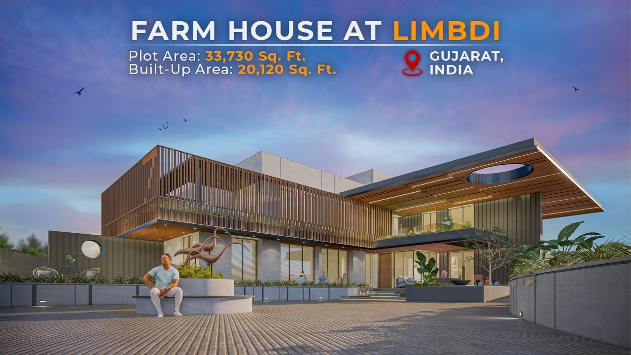 A #walkthrough of #upcoming #project | Farm House at Limbdi | Designed ...