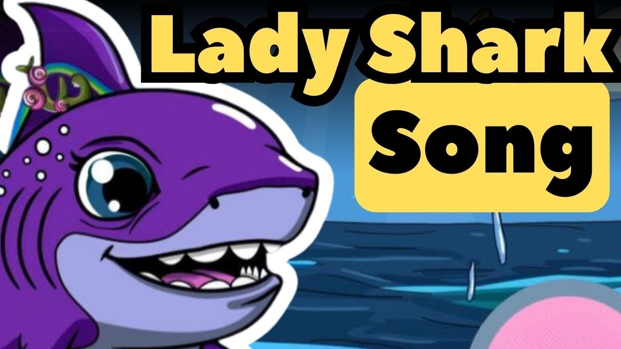 Lady Shark's Swim Song - Song and Low Engagement Animation for Kids and ...