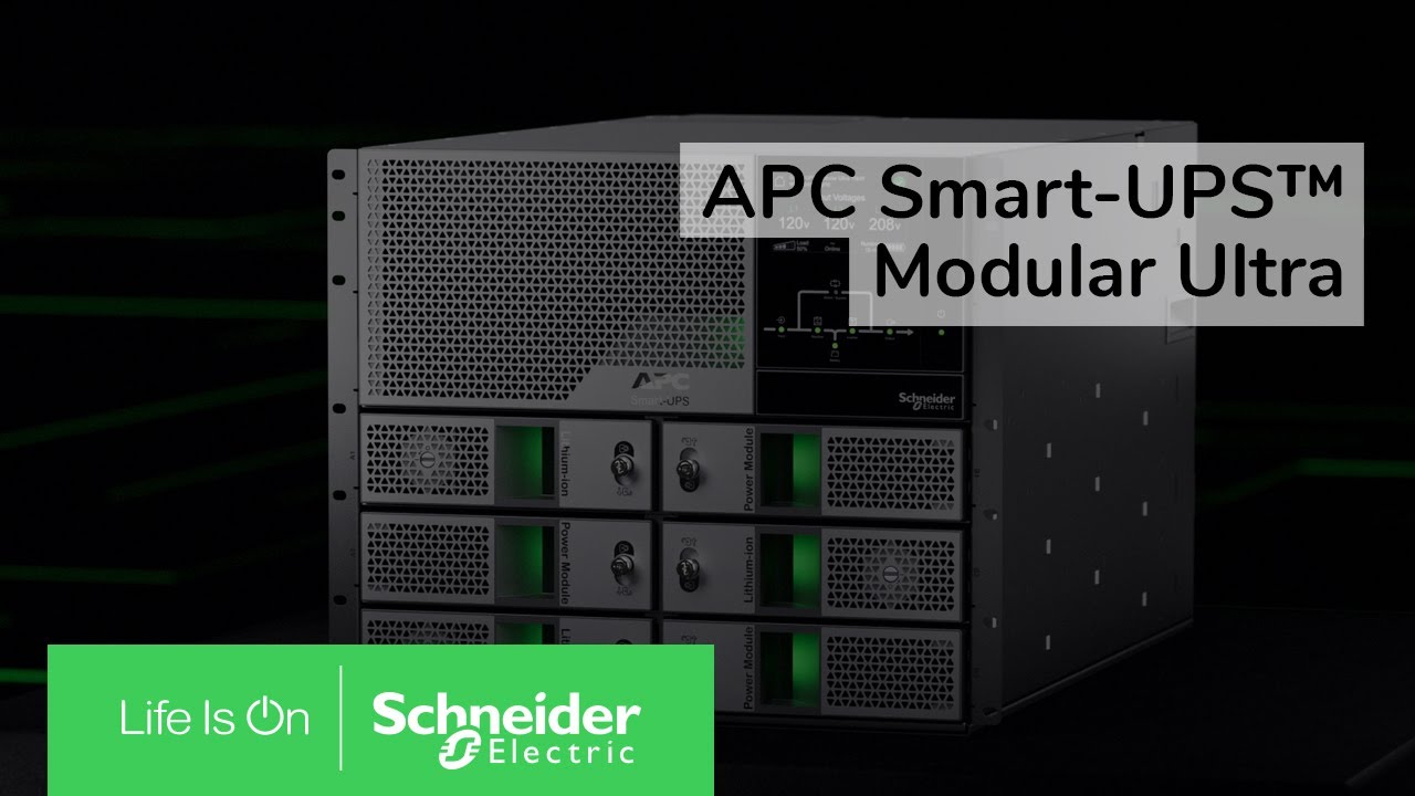 Más pequeño. Más ligero. Más potente. APC Smart-UPS Modular Ultra de 5 ...