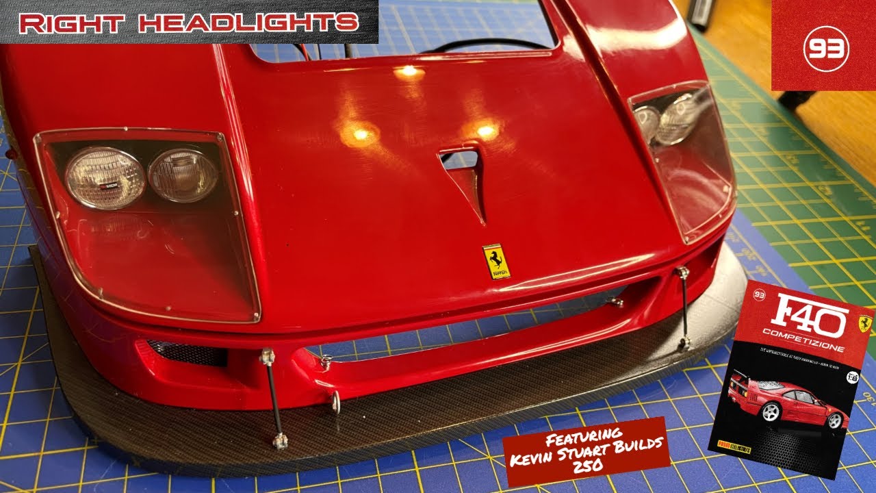 Build a Ferrari F40 Competizione issue 93. A 1/8 Scale Supercar model ...