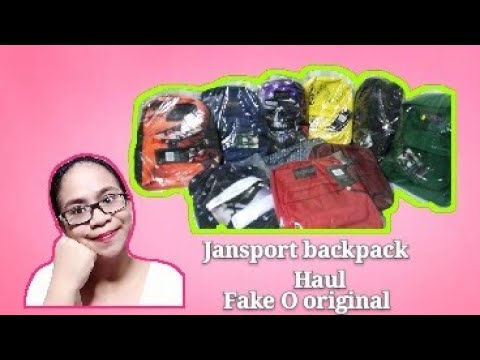 #affordableBag Jansport Backpack haul ( Fake O Original ) | Philippines ...