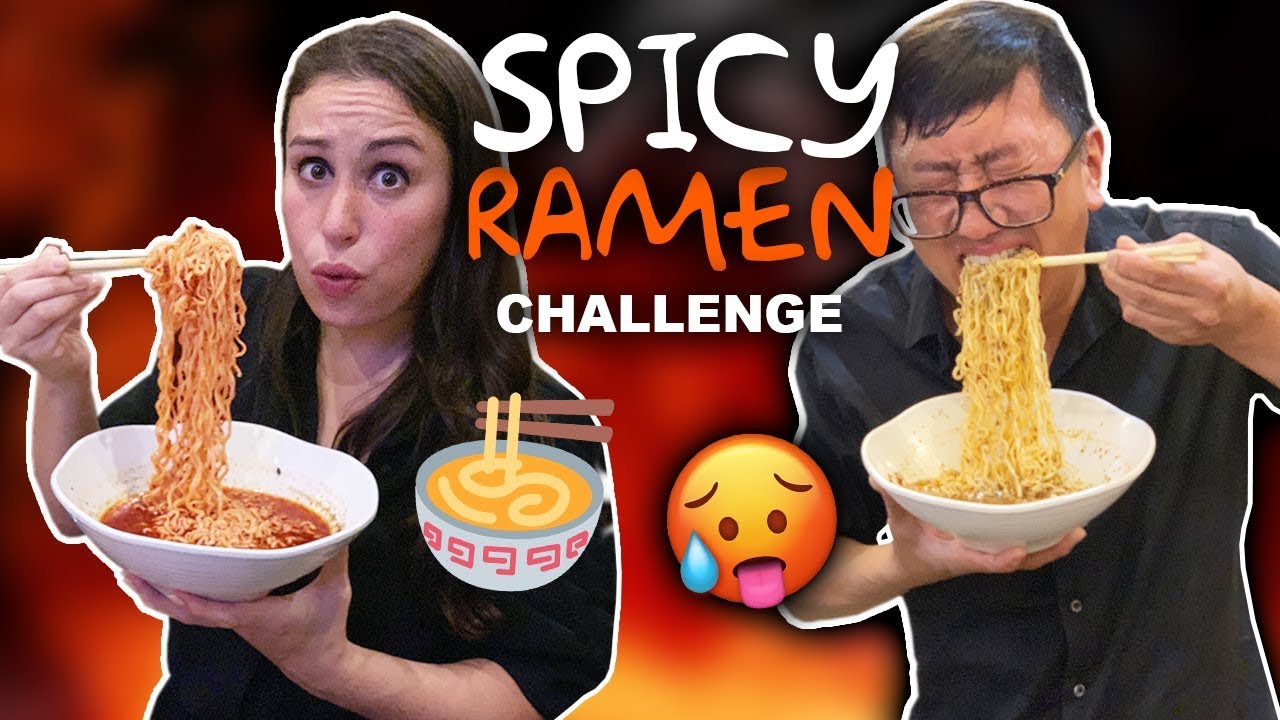We Compete in a Spicy Ramen Challenge 🍜🥵 - YouTube