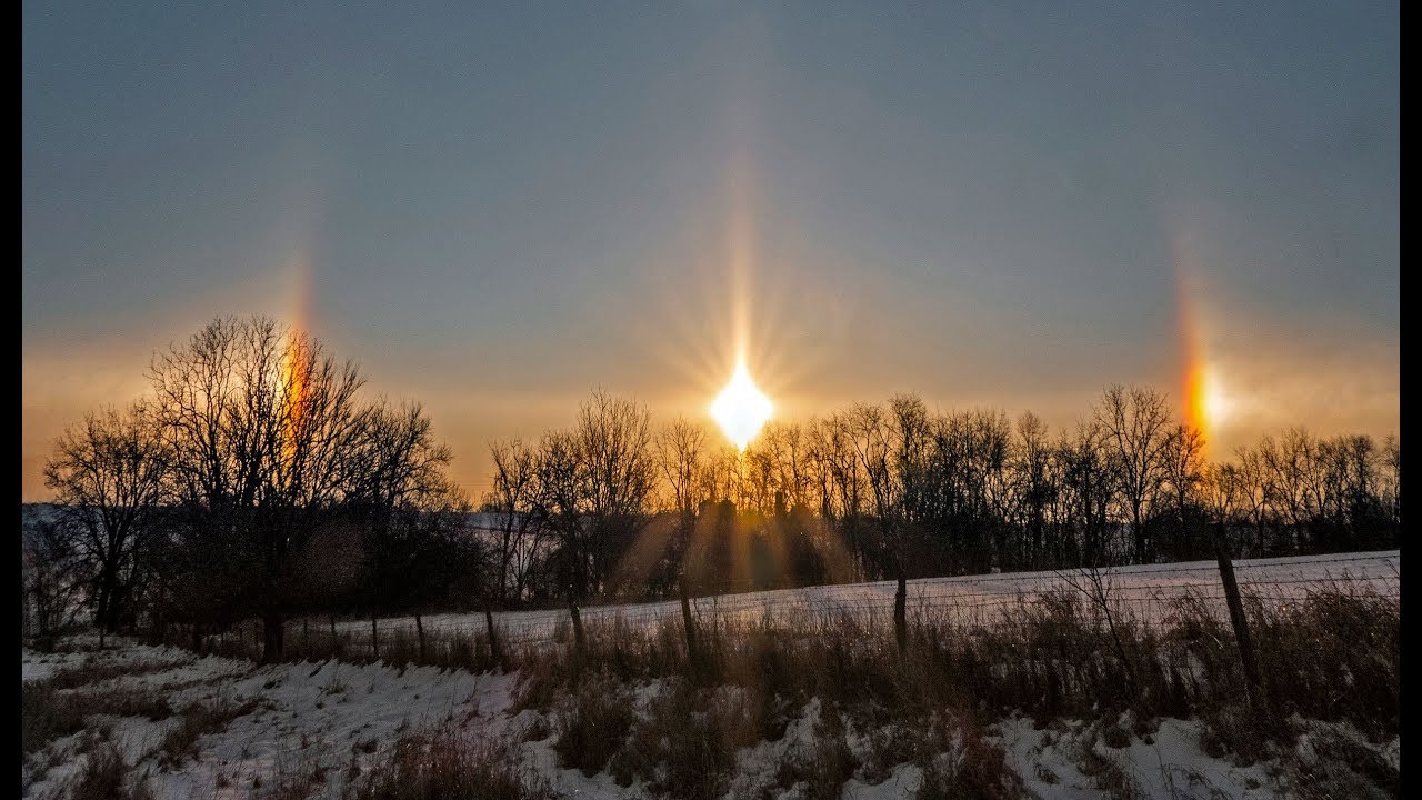 Sundogs in Fairfield, Iowa • Timelapse video, January 19, 2020 - YouTube