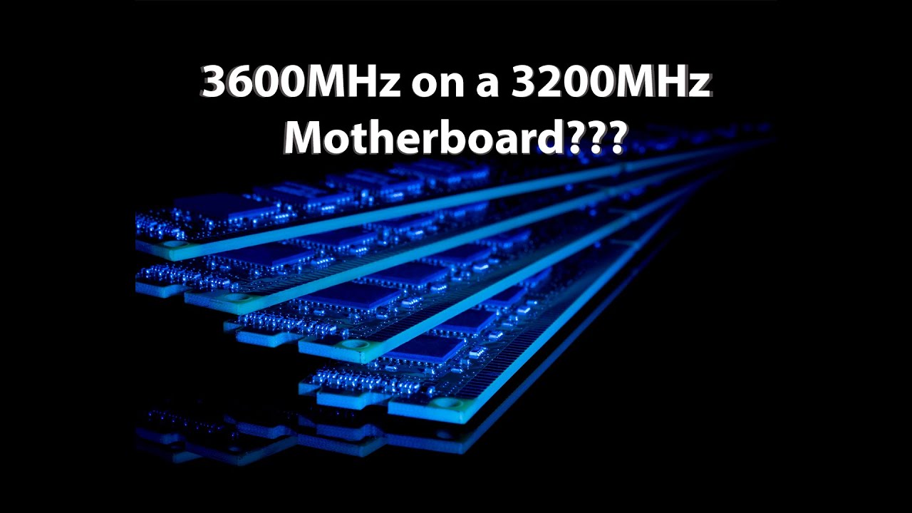 3600MHz ram on 3200MHz board? - YouTube