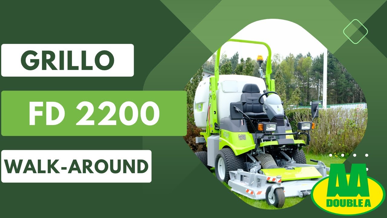 Double A - Grillo FD 2200 4WD Walk-Around - YouTube