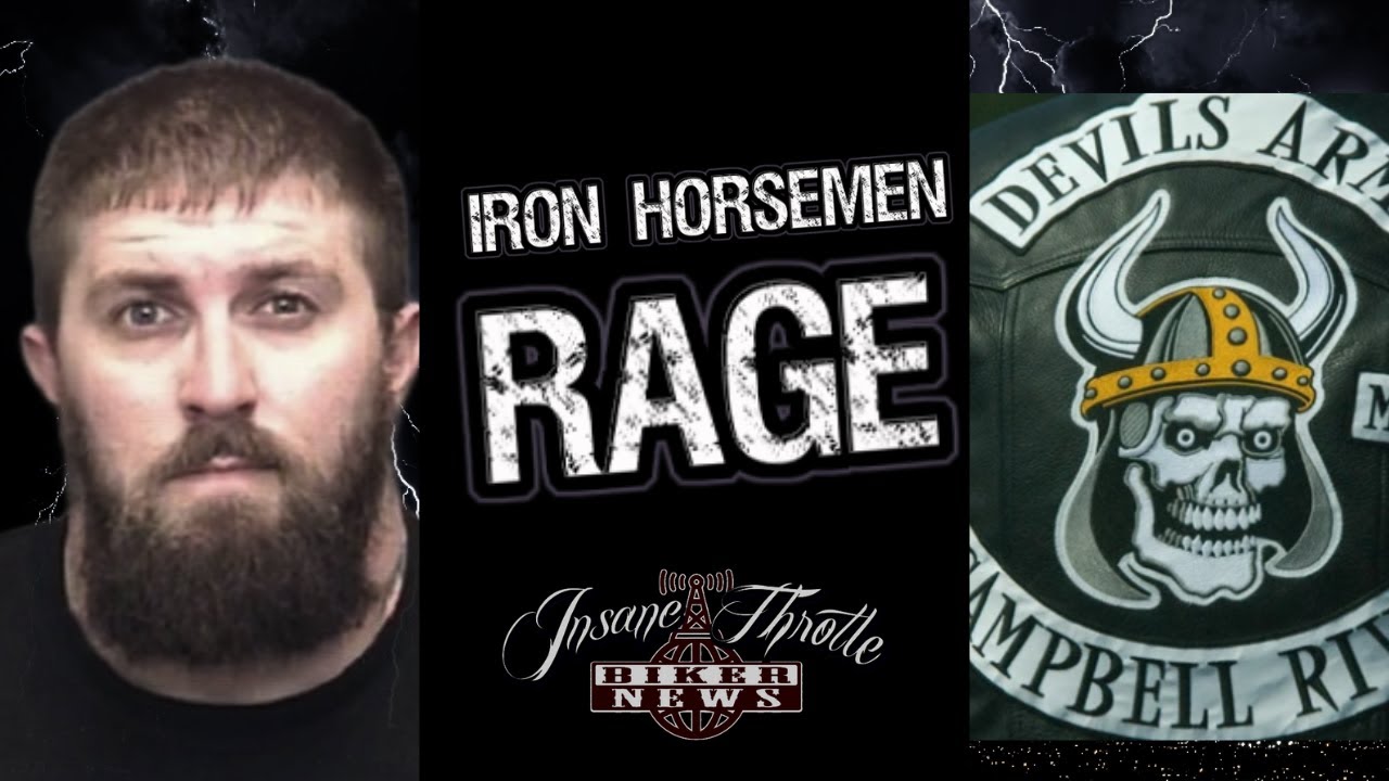 MEMBER OF IRON HORSEMEN MC PULLS GUN IN RAGE - YouTube