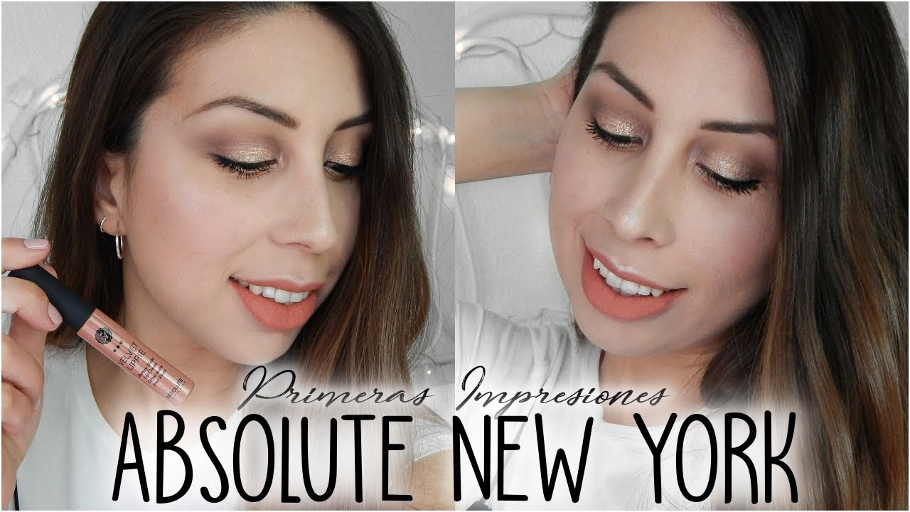 MAQUILLAJE COMPLETO usando ABSOLUTE NEW YORK - YouTube