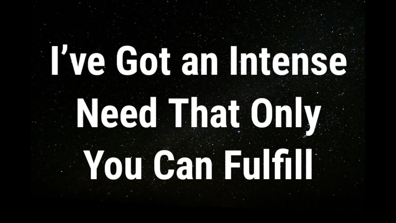 💌 I’ve got an intense need... current thoughts and feelings - YouTube