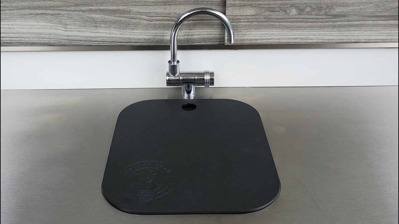 DIY Sink Cover Cutting Board - YouTube