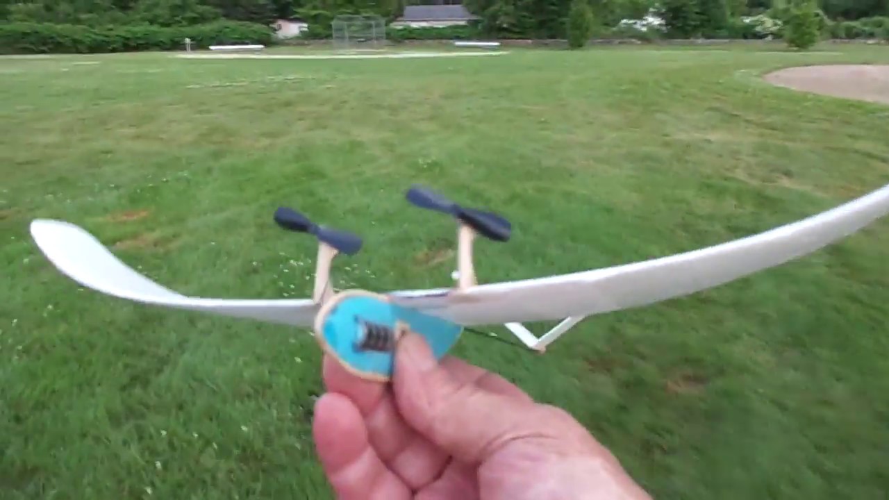 Capacitor Plane Averages ONE MINUTE PLUS! - YouTube