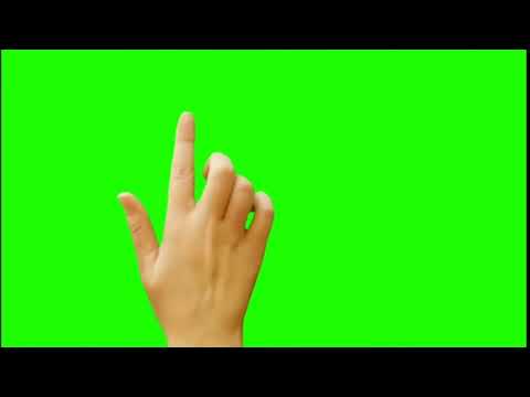 FINGER PUSHING BUTTON-HD Green Screen - YouTube
