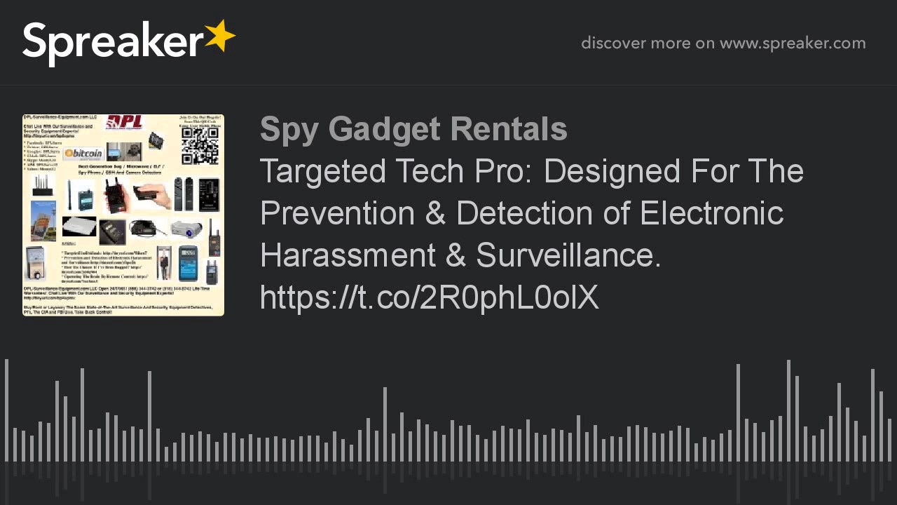 Targeted Tech Pro: Designed For The Prevention & Detection of Electronic Harassment ...
