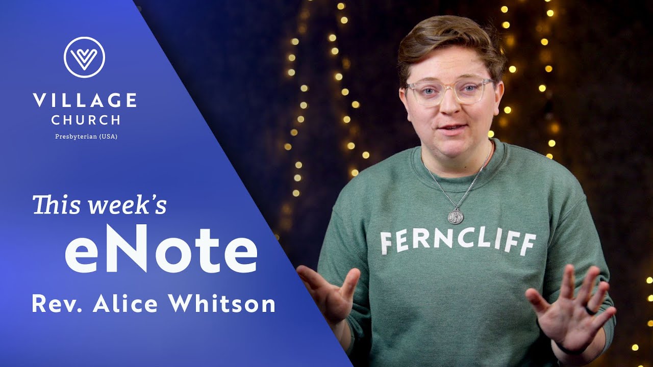 eNote from Rev. Alice Whitson - Jan. 03, 2025 - YouTube
