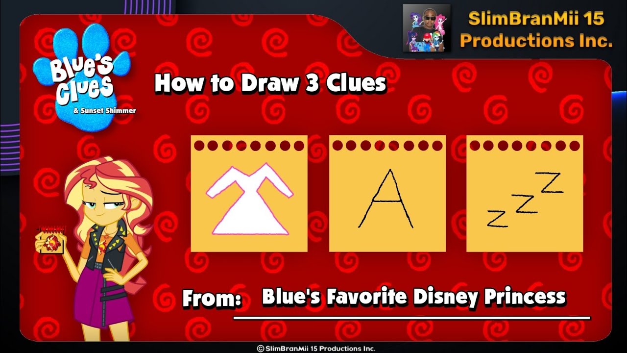 Blue's Clues and Sunset Shimmer: HTD 3 Clues (Blue's Favorite Disney ...
