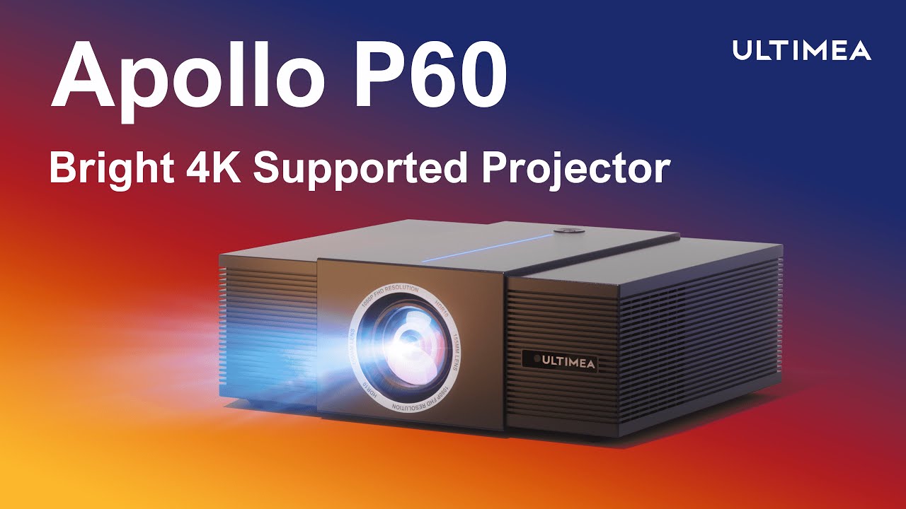 Ultimea Apollo P60 Projector/ Bright 4K Supported - YouTube
