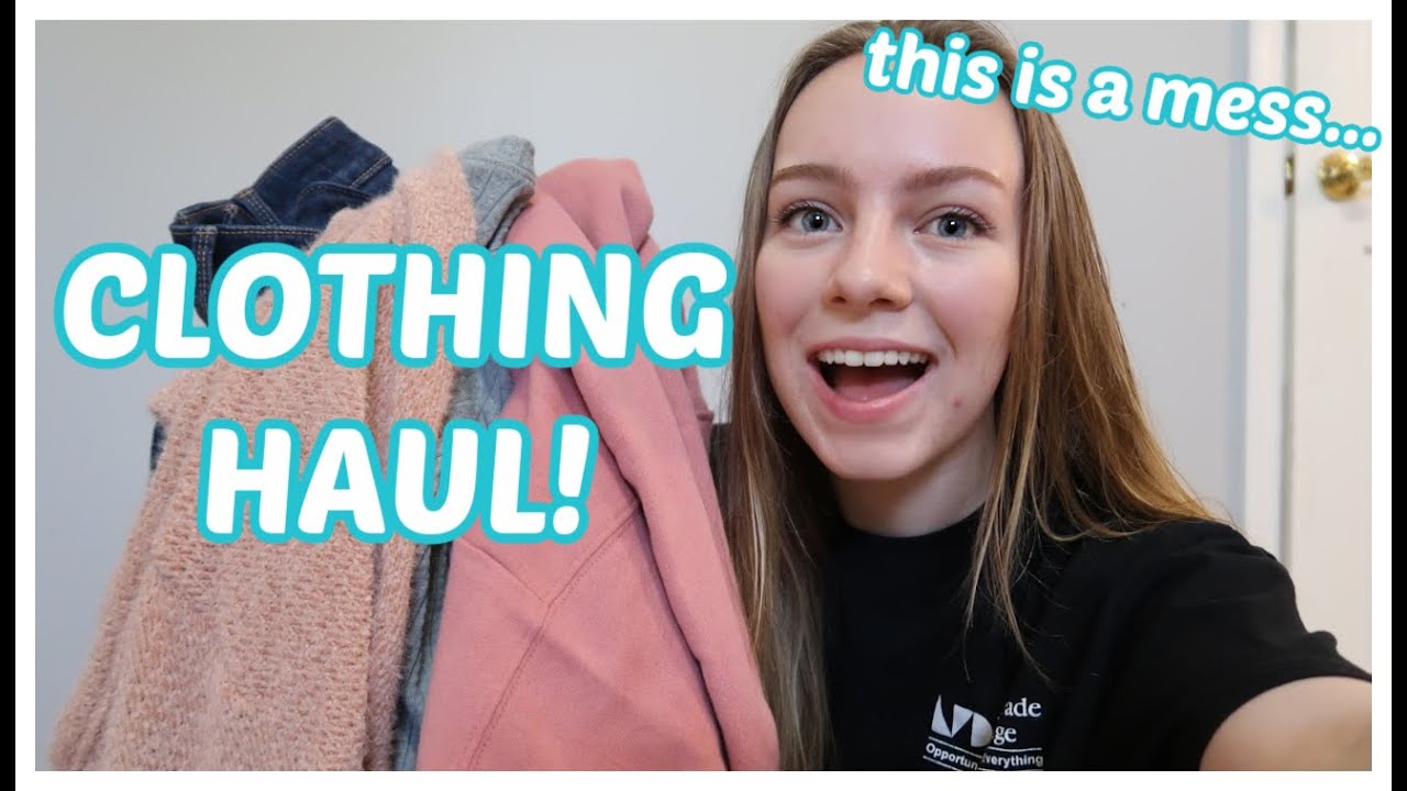 Back to School Clothing Haul!(pt 1) - YouTube