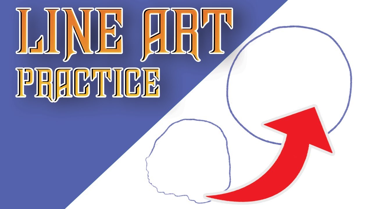 The Best ways to practice line art to avoid this issue.... - YouTube