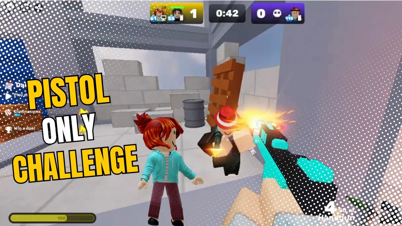 Roblox Rivals Day 3: Noob's PISTOL ONLY Challenge - Can I Win? 🔫 - YouTube