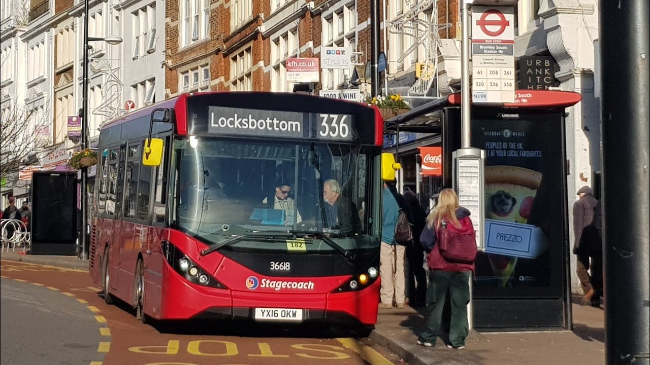 Buses in Bromley, February 2018 (HD) - YouTube