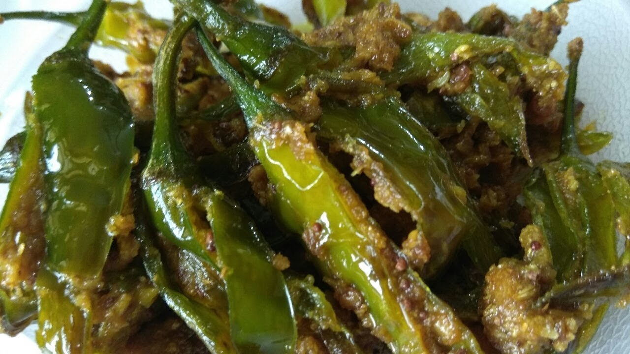 दही वाली हरी मिर्च फ्राई - Hari Mirch ka Achar |Hari Mirch Recipe ...