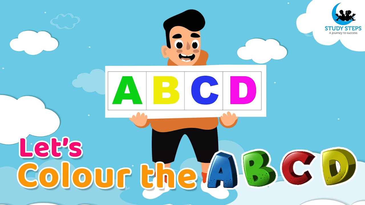 Colors and ABC Song | Learn Color name with ABCD | Color name | # ...