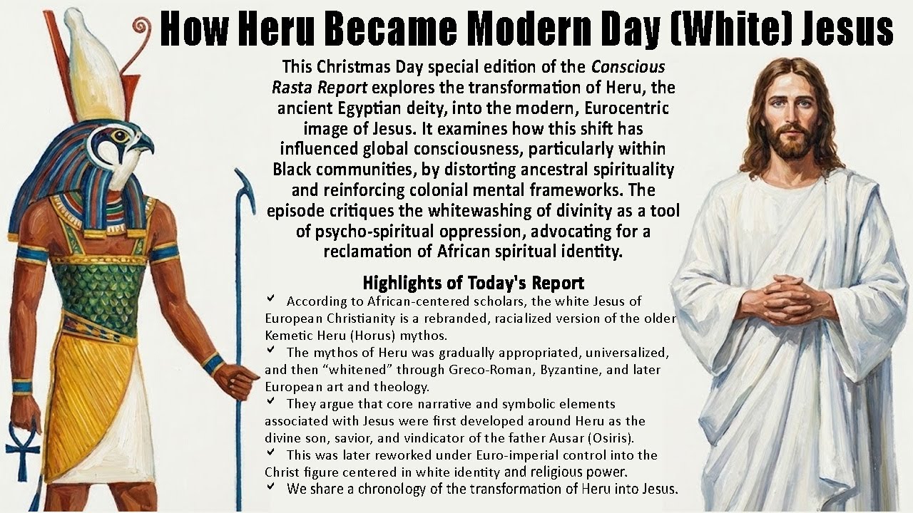 How Heru Became Modern Day (White) Jesus - YouTube