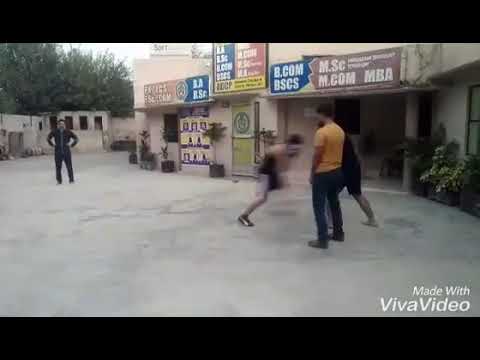 Training fight in soft solution colg gujranwala - YouTube