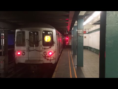 IND Culver Line: (F) and (G) Trains @ Bergen Street (R46, R68, R68A, R160A-2, R160B) - YouTube