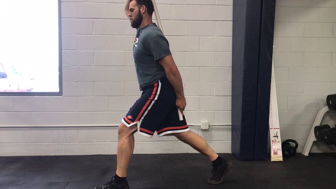 Stick split squat - YouTube