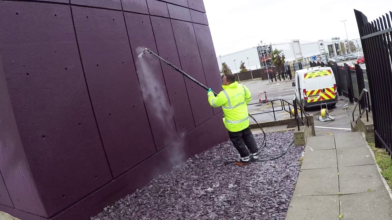 Exterior building Cleaning London - YouTube