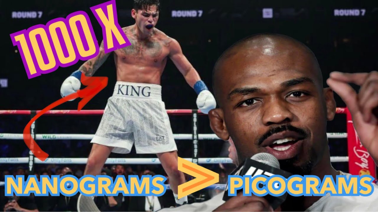RYAN HAS 1000X PEDS LEVEL THAN JON JONES #boxing #ryangarcia #picogram ...