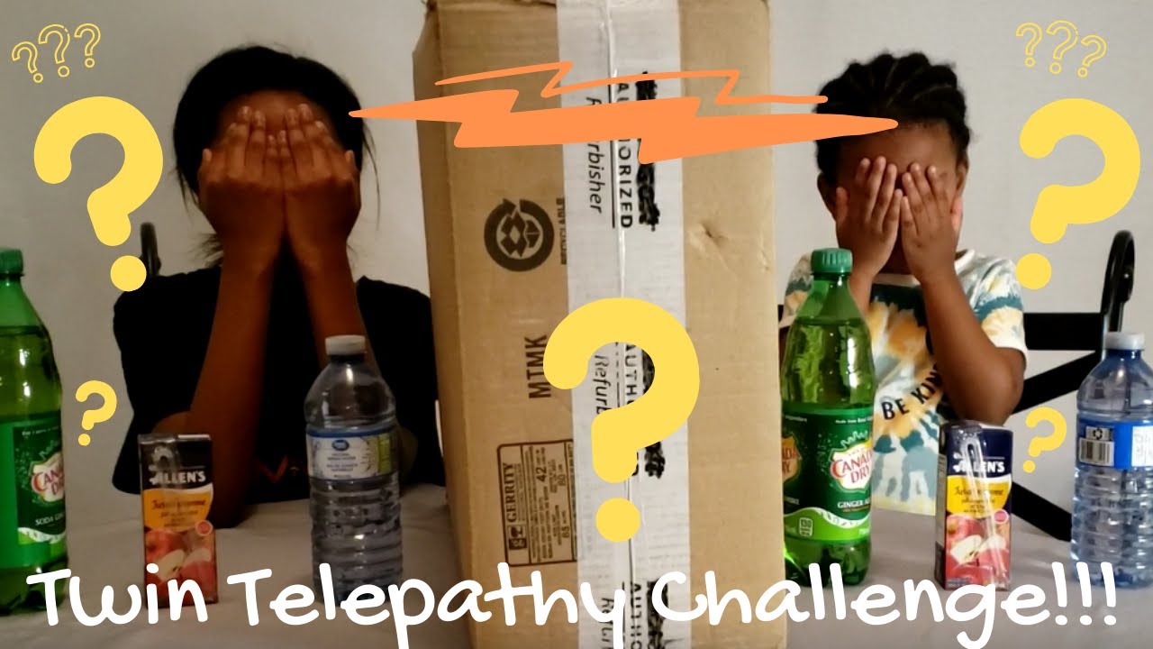 Twin Telepathy Challenge!!!!! - YouTube