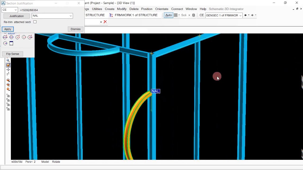 PDMS Structure Design Part#2 (Curved, ring section & Bracing) - YouTube