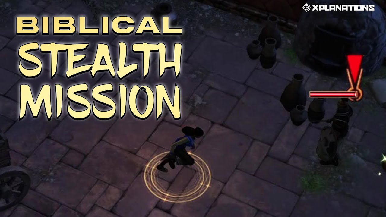 King David Fleeing From Saul As A Stealth Mission In A Game Five Guardians Of David Gameplay
