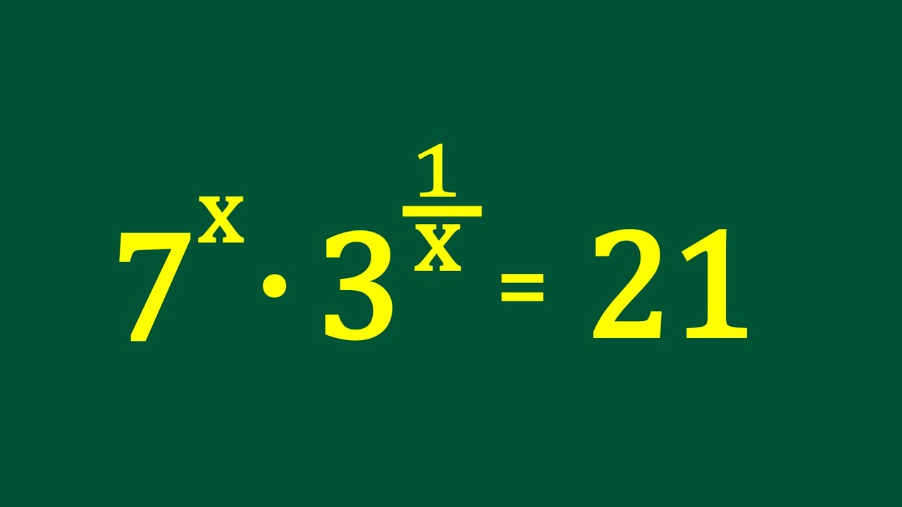Nice Olympiad Exponential And Logarithm Equation How To Solve For All 4054