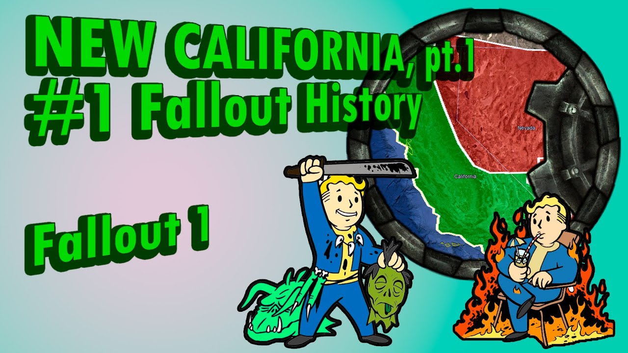 #1 Mapped History of Fallout // Lore of FALLOUT 1 // New California ...