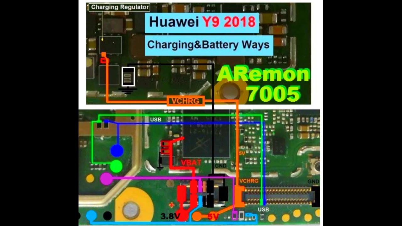 Huawei Y9 (2018) Charging Ways Charging Jumper - YouTube