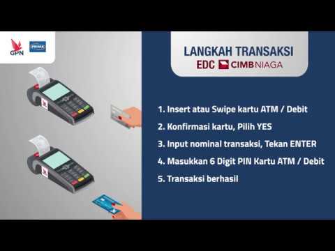 Kemudahan transaksi di mesin EDC CIMB Niaga - YouTube