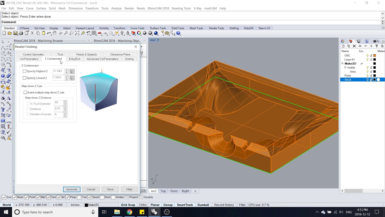 Tutorial No. 7: Advanced 3 Axis Milling Operations - YouTube