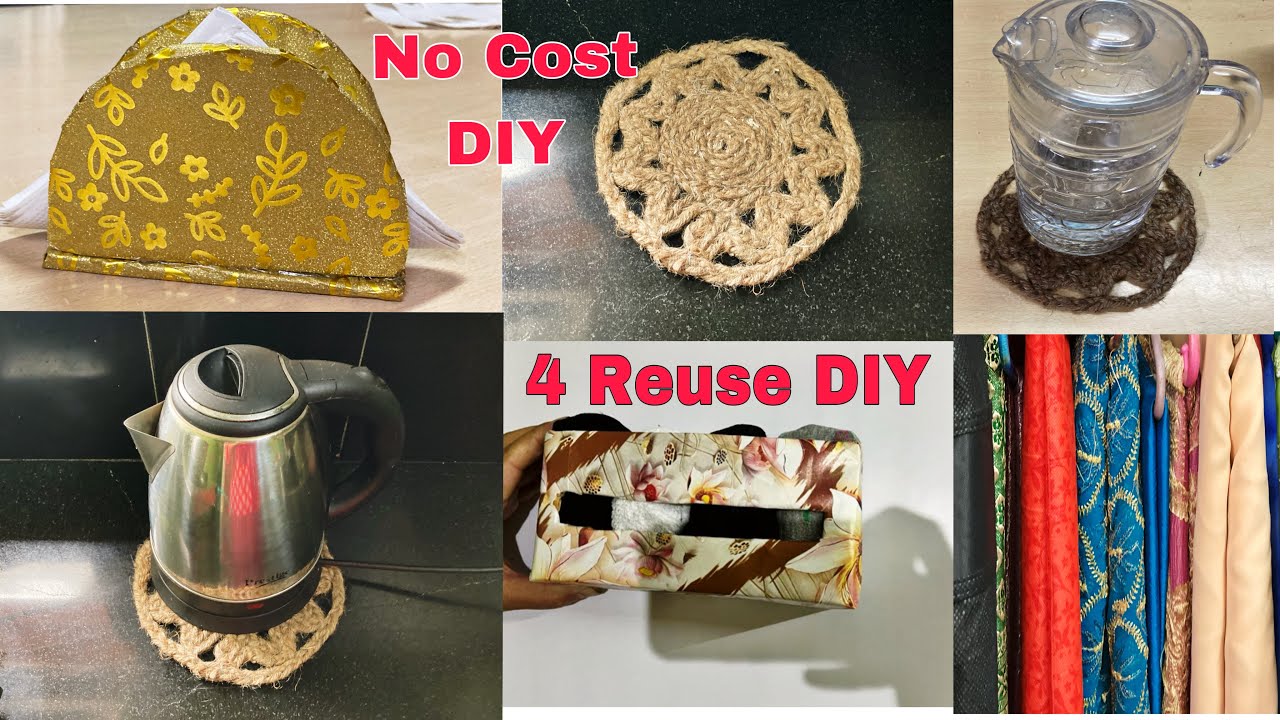 Reuse DIY | 0 Cost DIY | Kitchen Organization| Kitchen Hacks | Recycle Ideas | Home Organisation ...