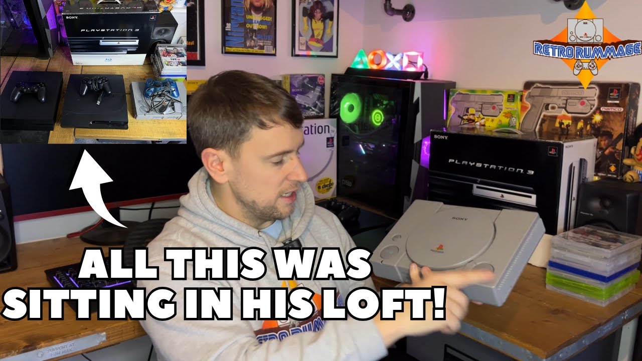 All This Was Sitting In His LOFT! - YouTube
