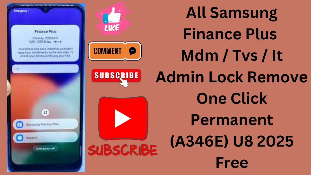 All Samsung Finance Plus / Mdm / Tvs / It Admin Lock Remove One Click ...