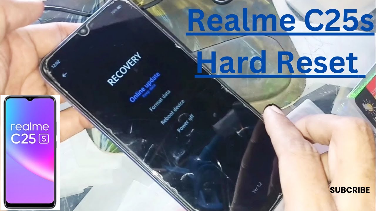 How to Hard Reset Realme C25s /realme c25s pattern unlock - YouTube