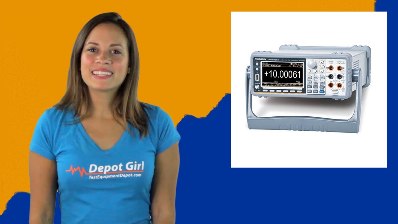 Instek GDM-90616 1/2 Digit Dual Measurement Multimeter - YouTube
