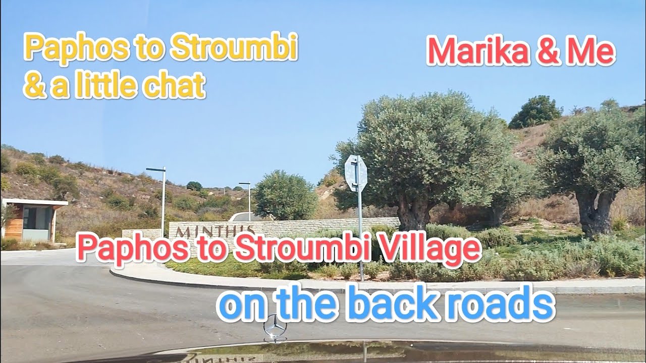 Driving from Paphos to Stroumbi village Welcome to Mr Paul's Breakfast ...
