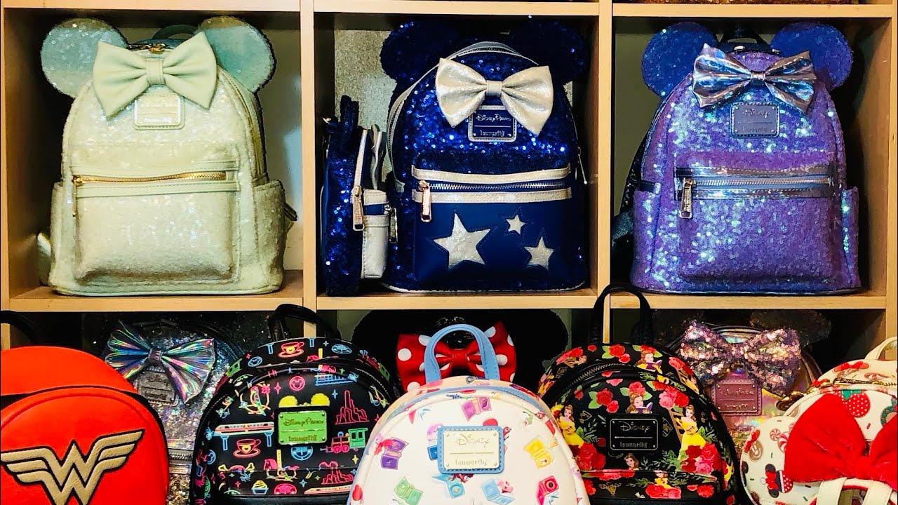My Disney Loungefly Mini Backpacks Collection 😍! - YouTube