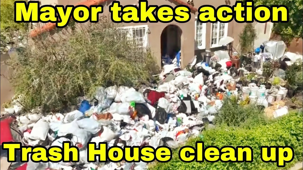 Mayor takes Action clean up of the Trash House in Fairfax District ...
